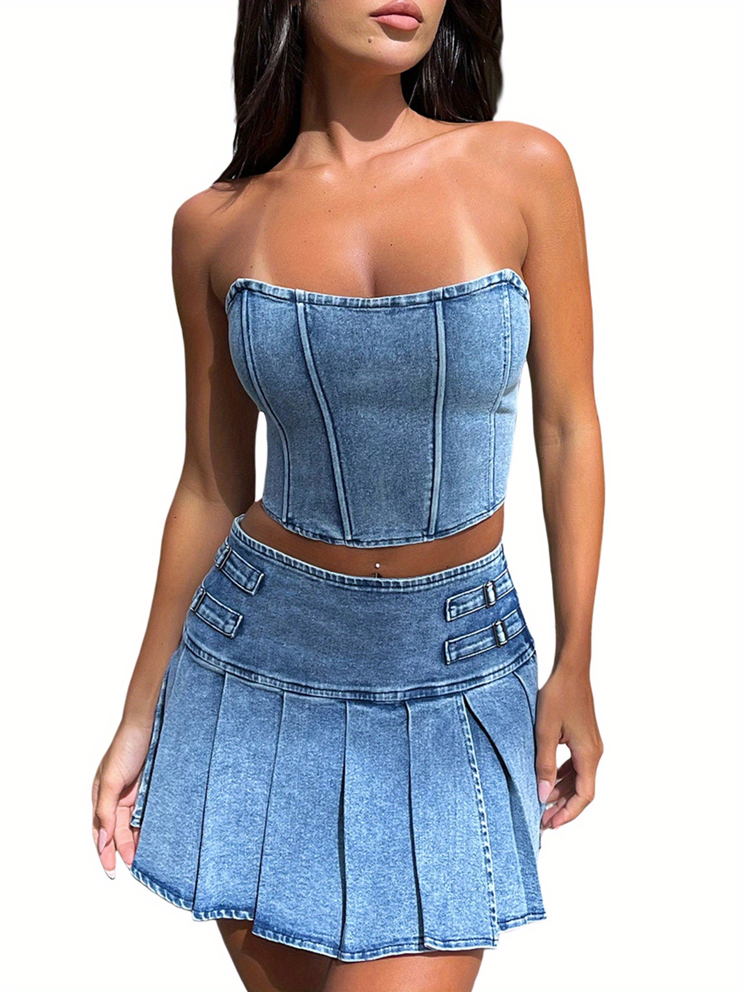 denim party outfits sold on Temu United States