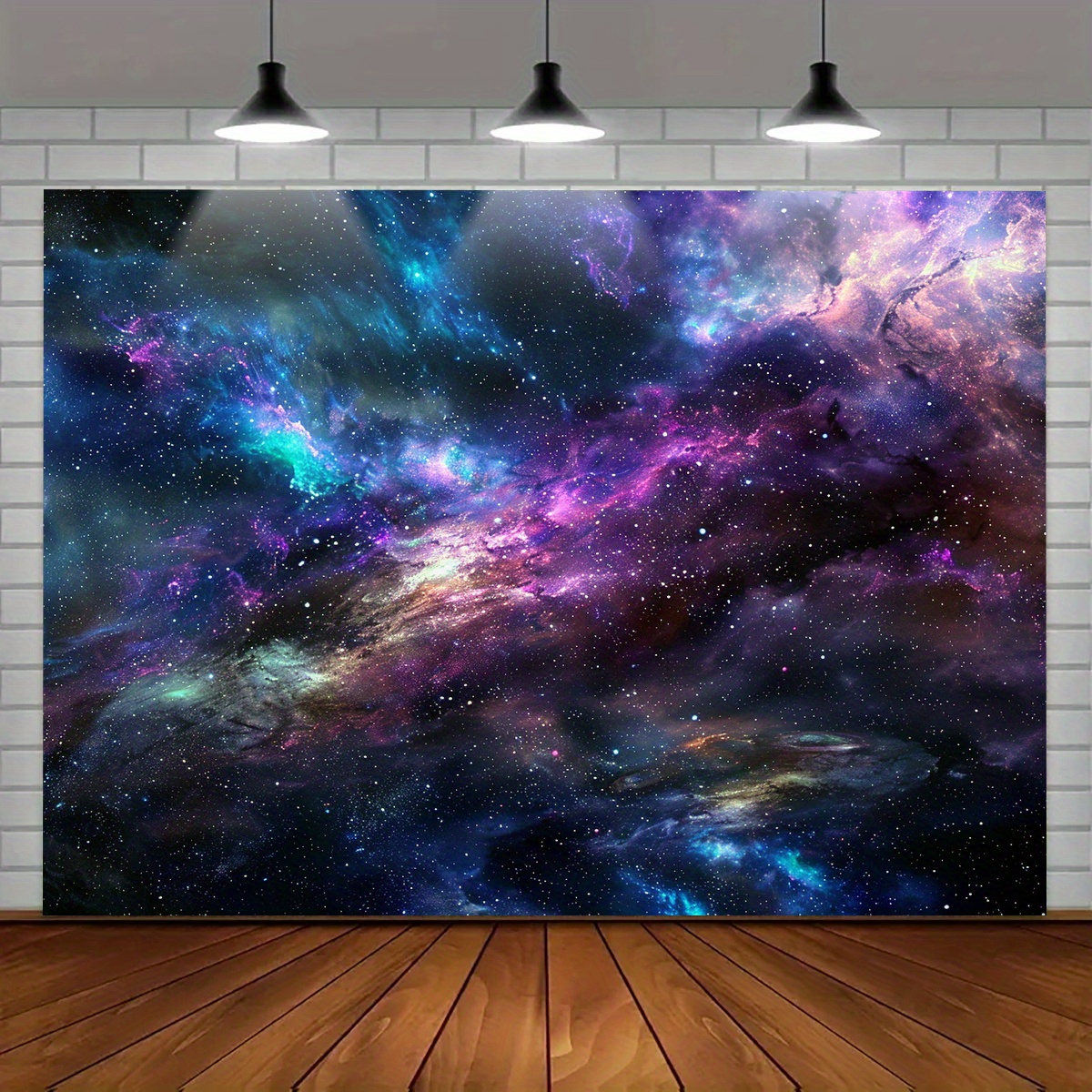 Galaxy Photography Backdrop – Polyester Universe Space - Temu