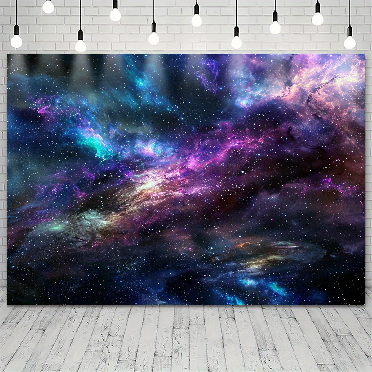 Galaxy Photography Backdrop – Polyester Universe Space - Temu