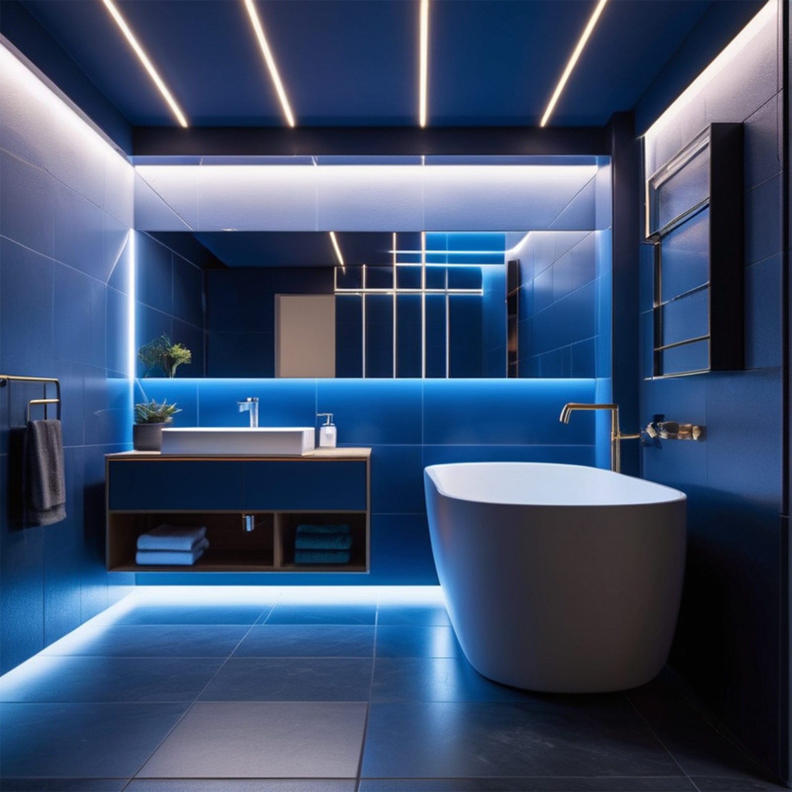 100-500cm/39.3-196.8inch, 5v Safe Voltage, Blue Led Neon Strip, Battery ...