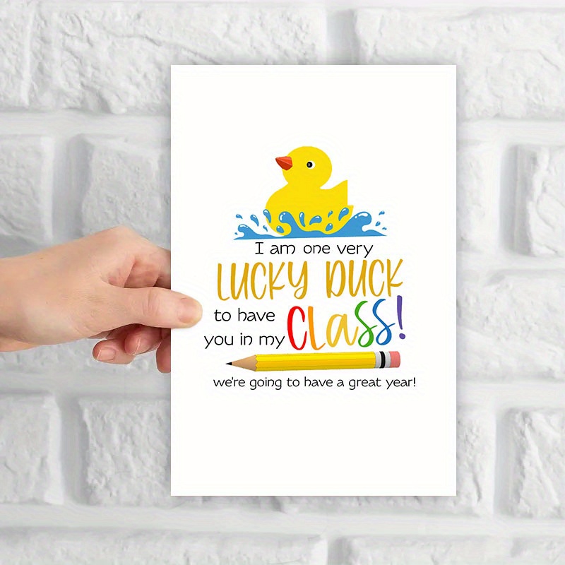 Back School Greeting Card Students Paper Card - Temu