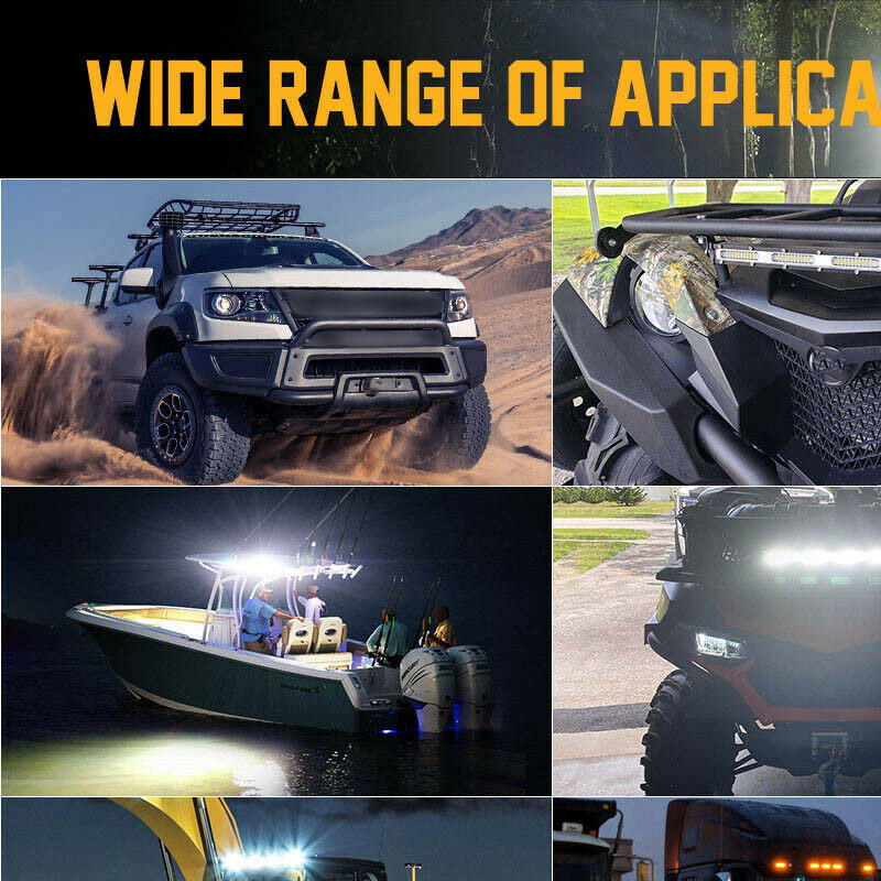 Led Light Bar Wire Slim Single Row Lights - Temu