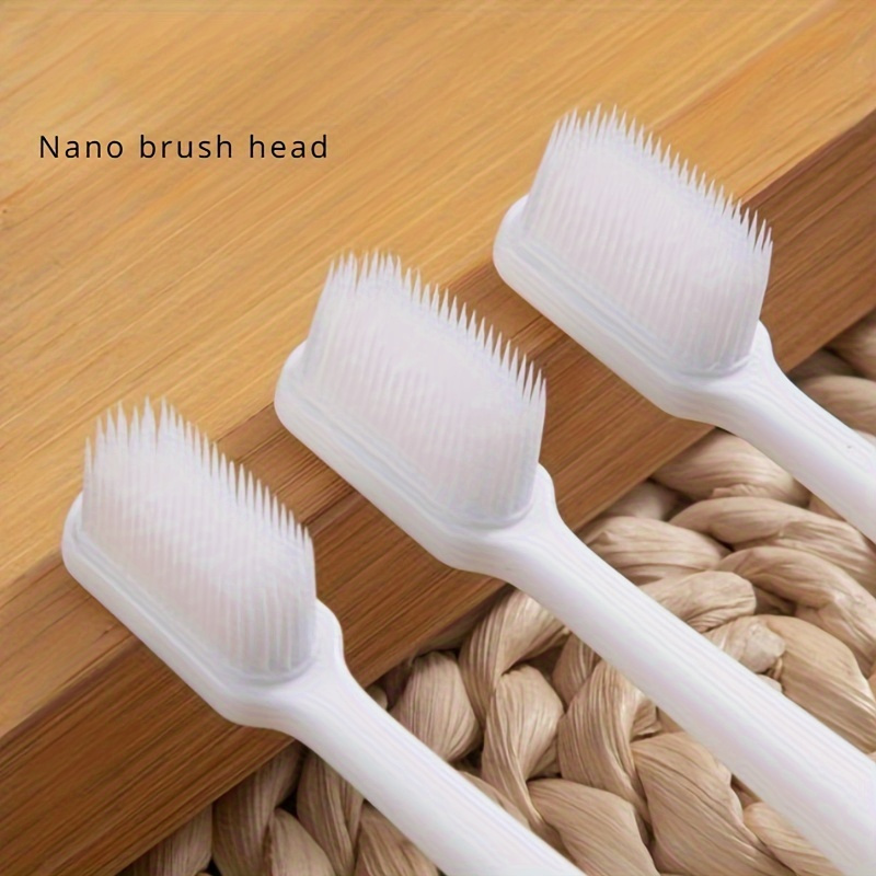 3pcs Silicone Toothbrushes Bristles for Deep Clean Protection Unscented Full for Adults Daily Oral Care