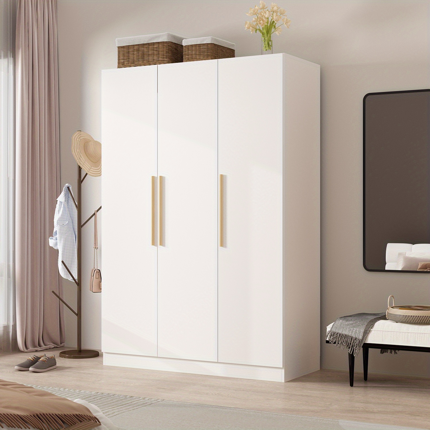 Large wardrobe with drawers and shelves store