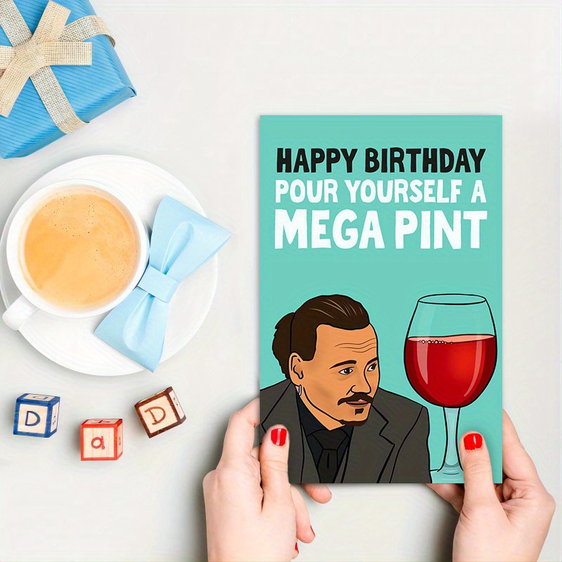 Birthday Greeting Card Humorous High quality - Temu
