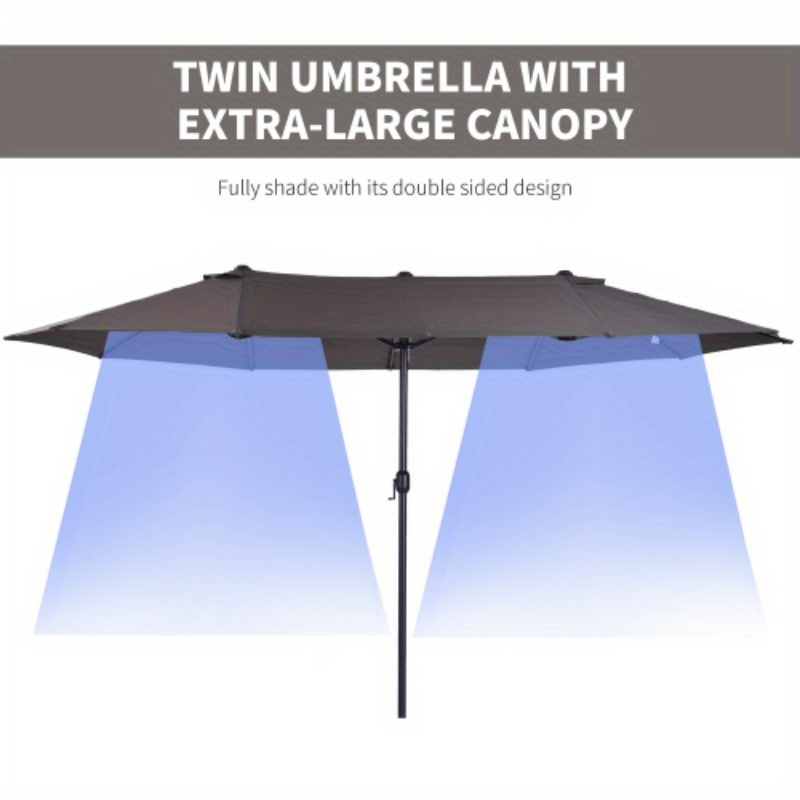 Extra Large Patio Umbrella Double sided Outdoor - Temu