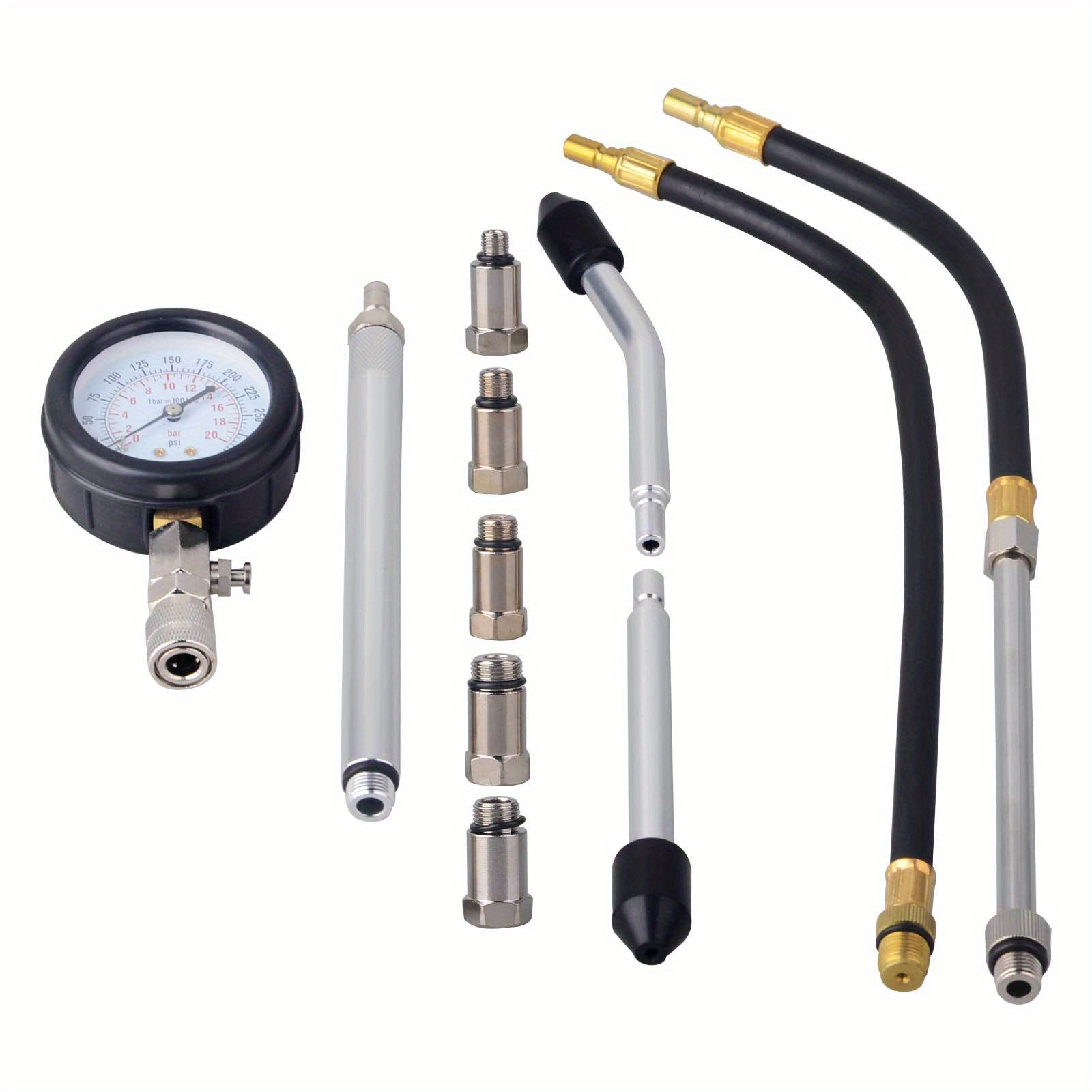 Compression Tester Adapter 11-Piece Cylinder Compression Tester Kit For ...