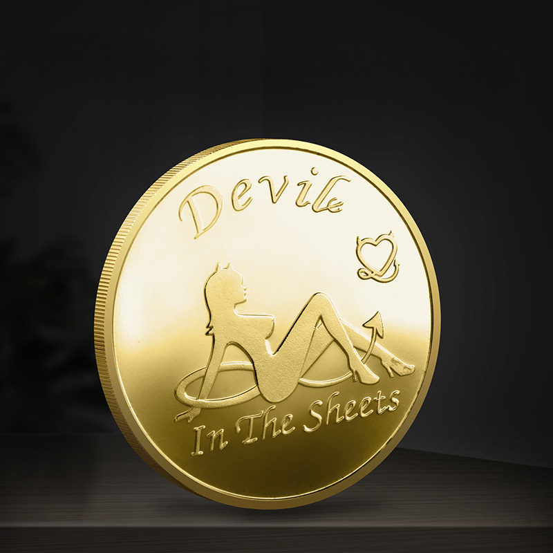 Angel Devil Novelty Commemorative Coins Iron Collectible - Temu United