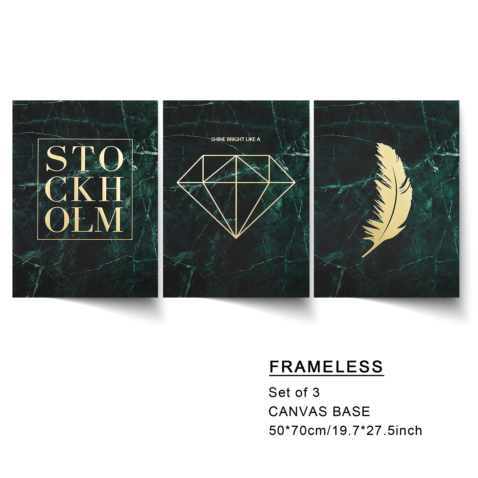 Canvas Wall Art Frameless Cactus Pineapple - Temu