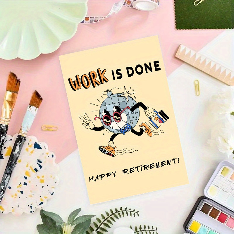 Humorous Happy Retirement Greeting Card Anyone Fun - Temu