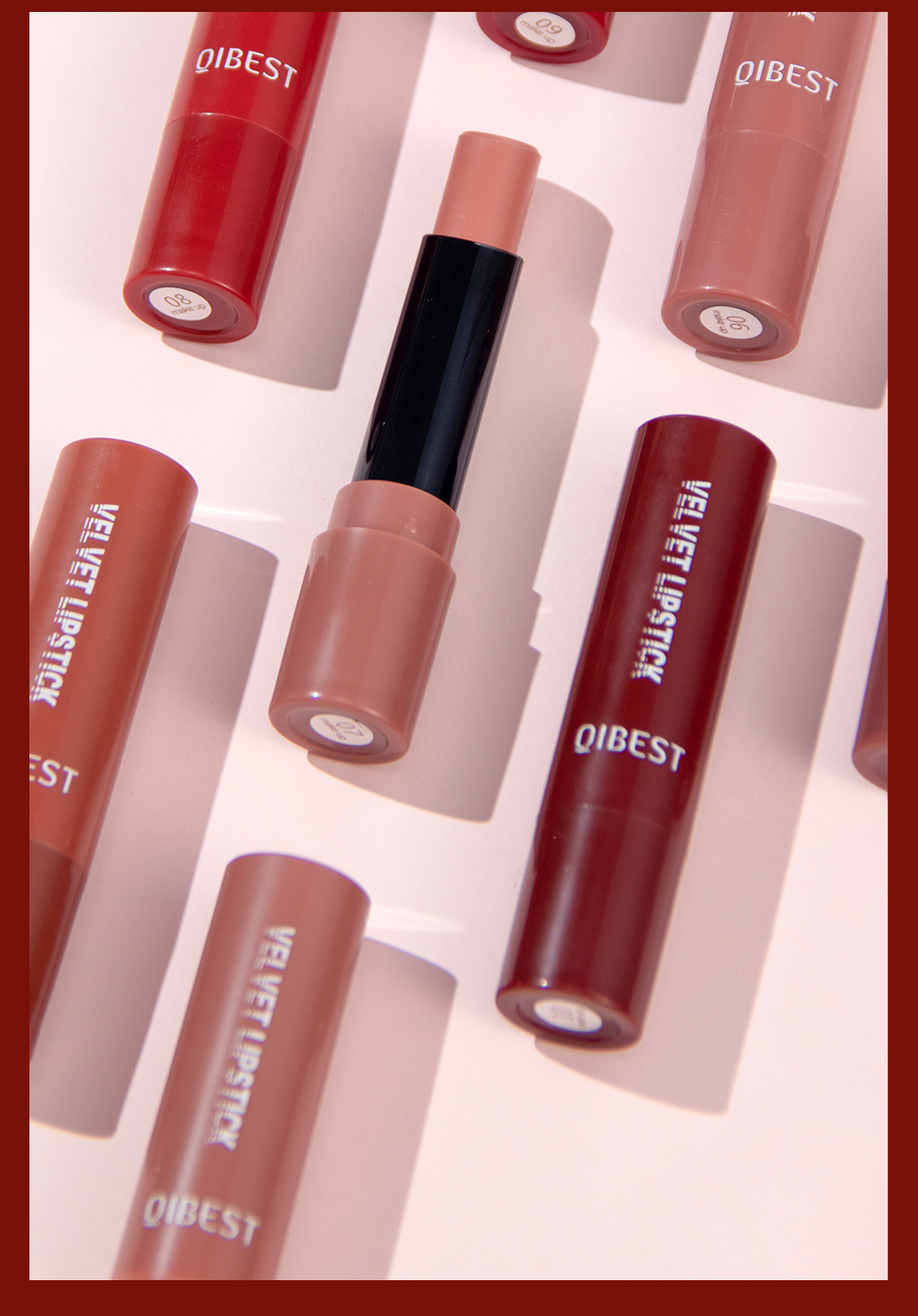 5-piece Matte Velvet Lipstick Set - Long-lasting, Moisturizing ...