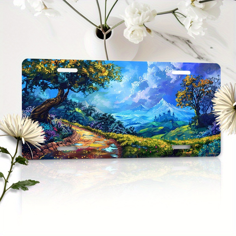 Car License Plate: Wizard Oz Inspired Artwork - Temu