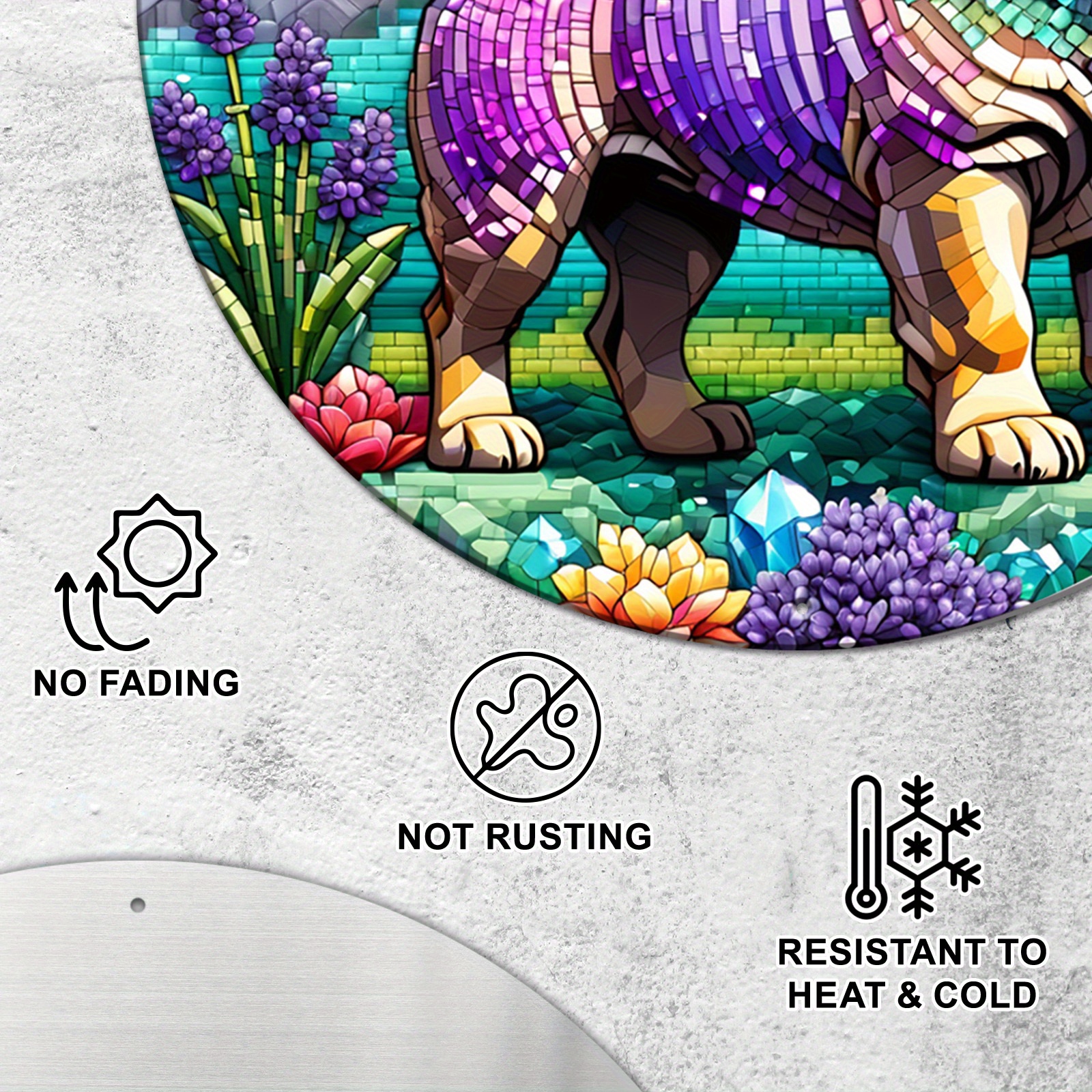 Panneau En Aluminium Lavande Chinese Shar pei : Impression - Temu France