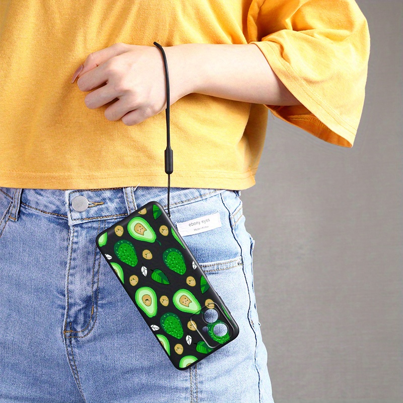 Luxury Silicone Lanyard Case For Motorola Pattern Avocado Phone Cases ...