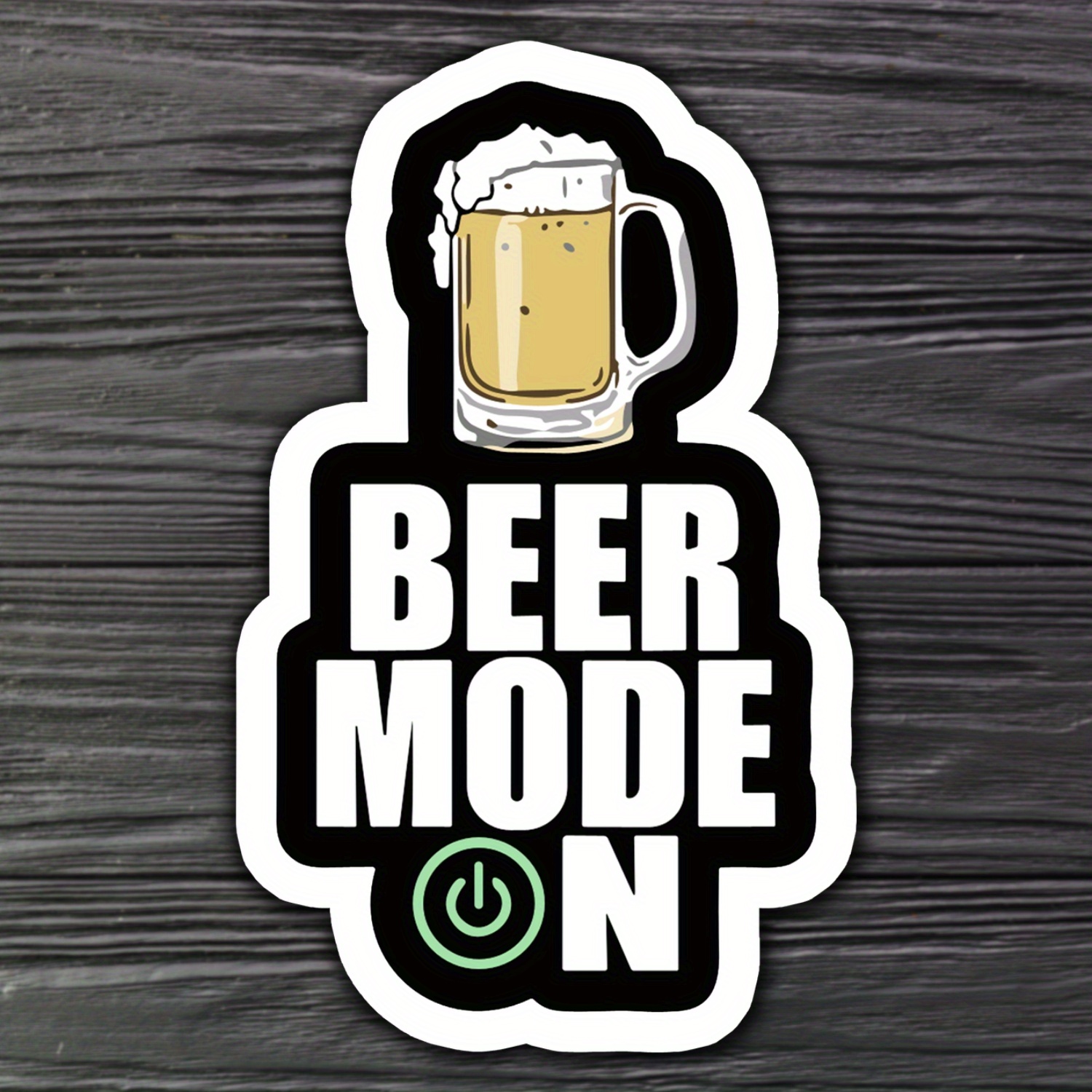 Fun Beer Themed Sticker Festival Waterproof Durable - Temu