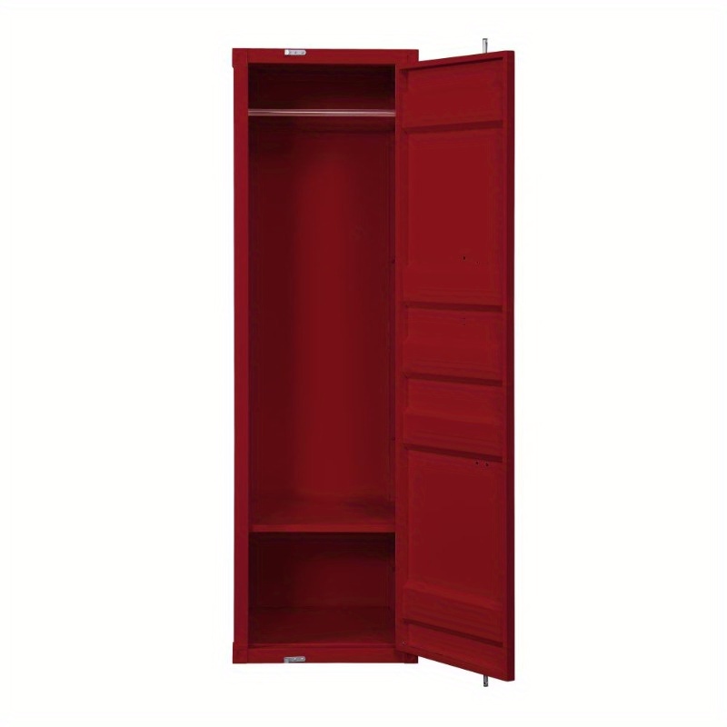 Acme Cargo Wardrobe (single Door) Red Product Add Luster - Temu