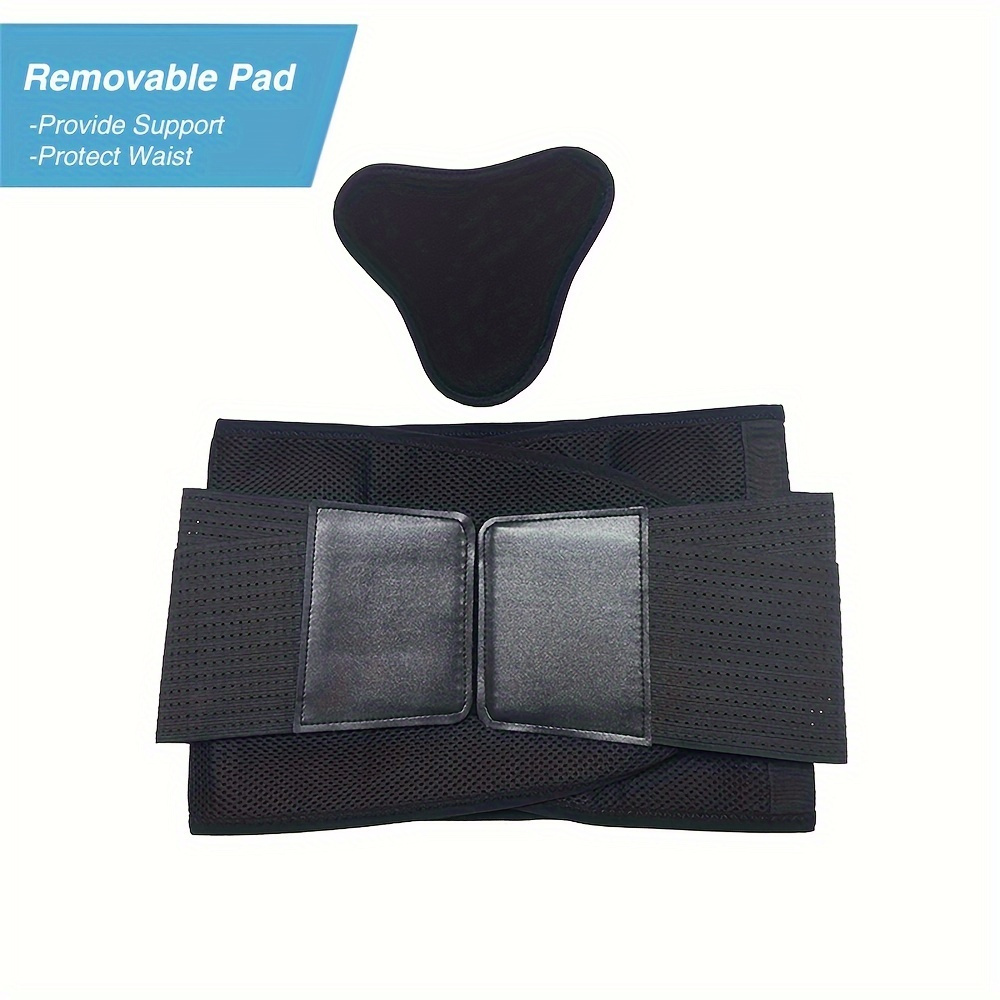 Lower Back Support Brace Lumbar Pad Men/women – Hook loop - Temu