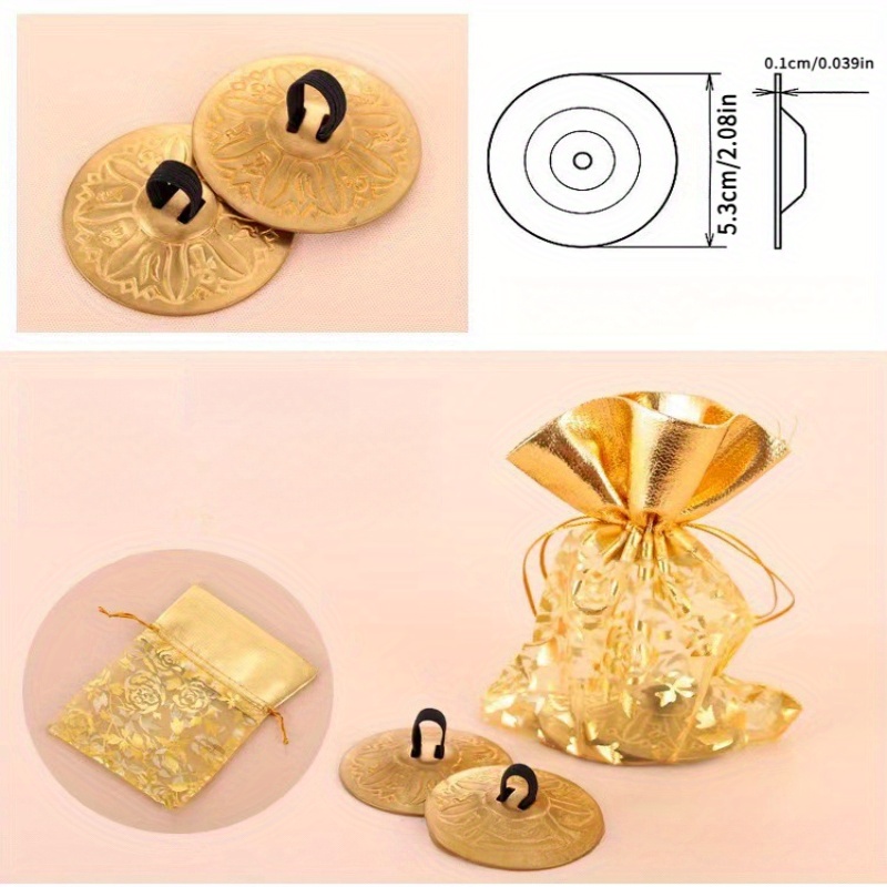 Egyptian Style Belly Dance Finger Cymbals Authentic Copper - Temu