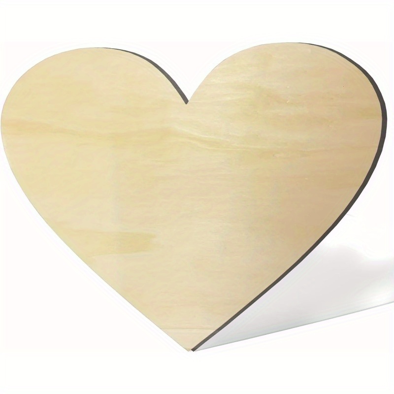 Large wooden hearts for crafts store