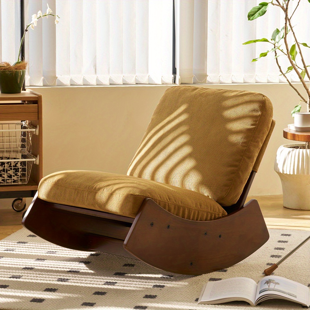 Comfortable Glider Rocking Chair High quality Upholstery - Temu