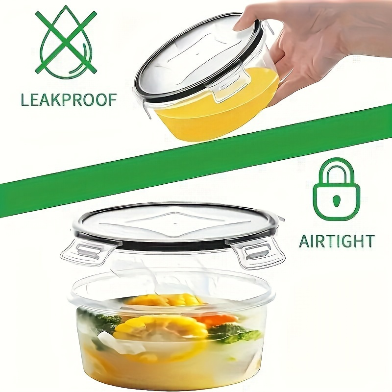 12 Piece Bpa Free Plastic Food Storage Container Set - Temu Canada