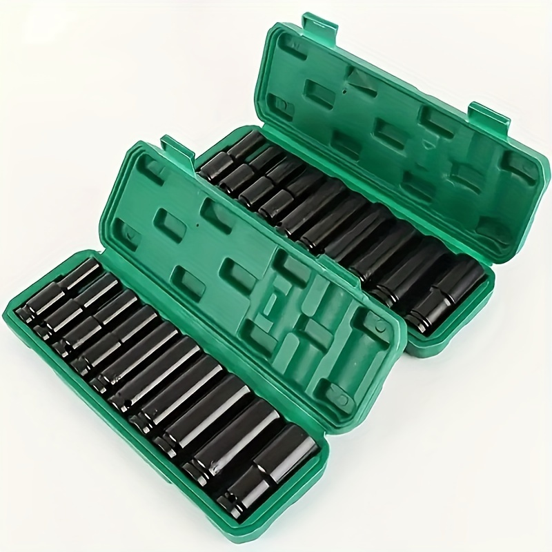 Stainless Steel Socket Set Impact Wrench Adapter Tools Diy - Temu