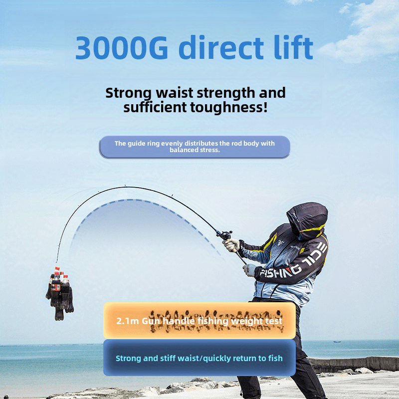 Spinning Rod Freshwater Fishing: Lightweight Carbon - Temu