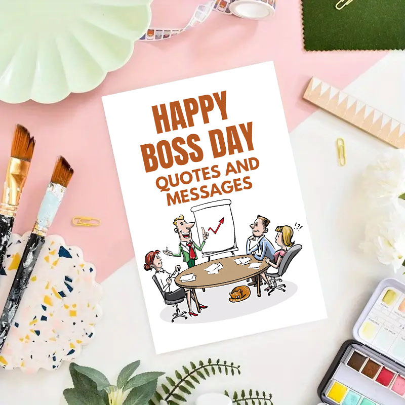 Happy Boss's Day: And Hilarious Greeting Card For The Boss (4.72inch X ...
