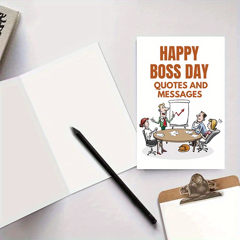 Happy Boss's Day: And Hilarious Greeting Card For The Boss (4.72inch X ...