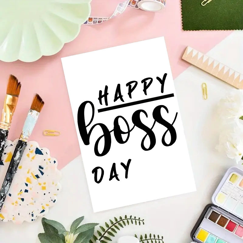 Happy Boss's Day Card Perfect Thanking Praising Boss - Temu United Kingdom
