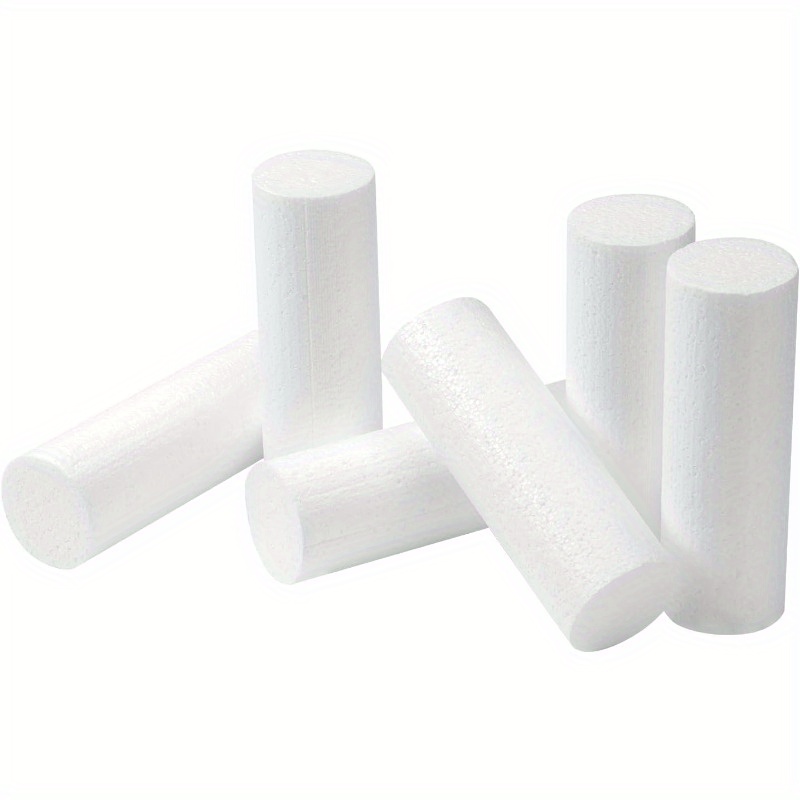 White Foam Cylinder Polystyrene Rods In Assorted - Temu Republic of Korea