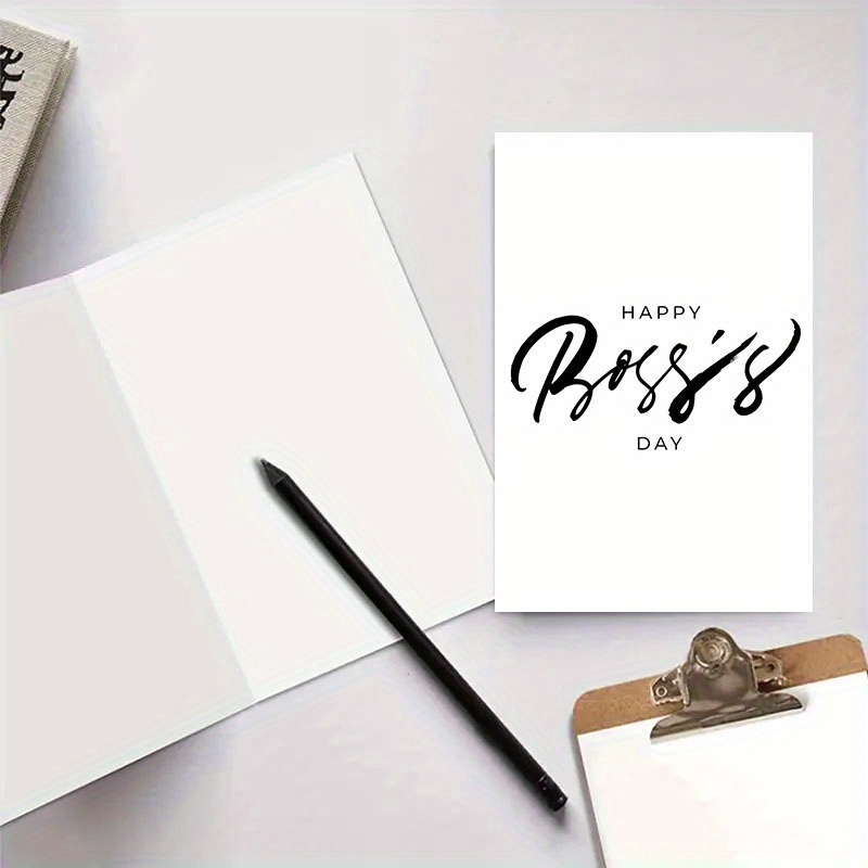 Boss's Day Card Best Gift Boss Thanks - Temu Canada