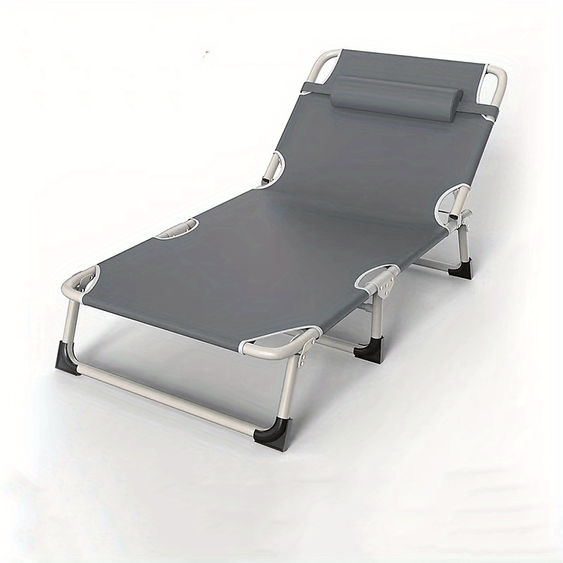 Versatile Adjustable Deck Chair Portable Folding Lounge - Temu