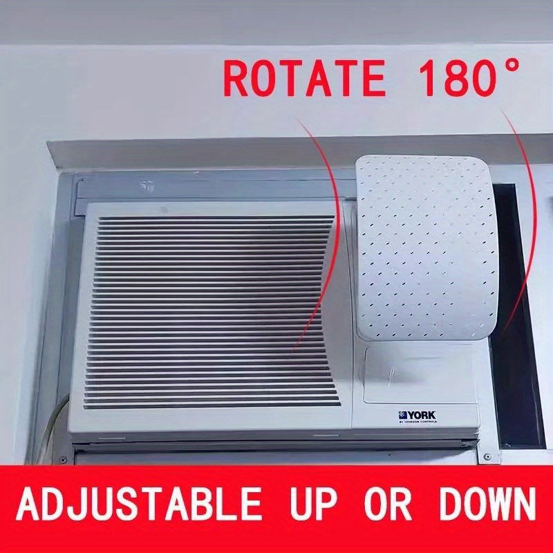 Window Air Conditioner Wind Deflector Adjustable Cooling Prevents ...