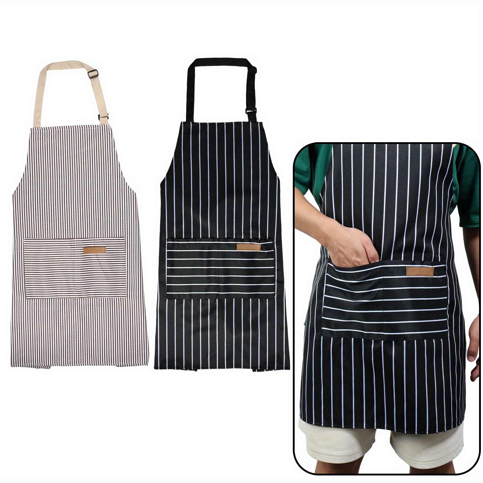 "cooking Companions" Chef Apron Set Adjustable Cotton Linen - Temu