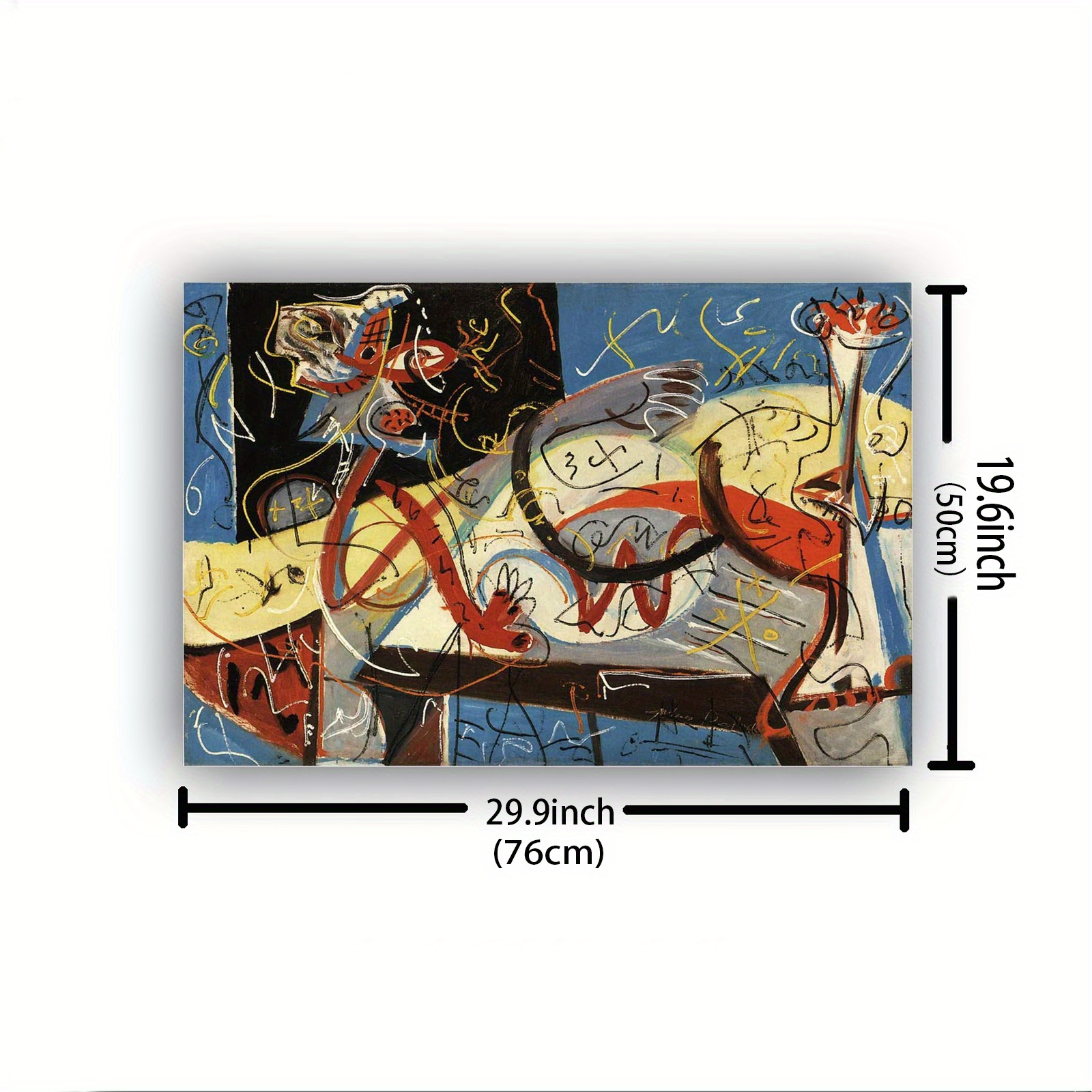 1 Wooden Frame Mural Directly Hung Religion - Temu