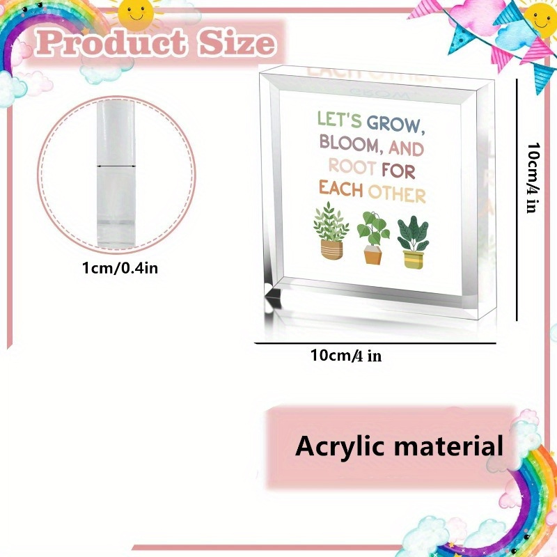 Inspirational Quotes Acrylic Sign Positive Affirmations Desk - Temu