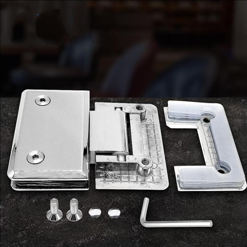 Self closing 180° Pivot Hinge Glass Doors Zinc Alloy - Temu