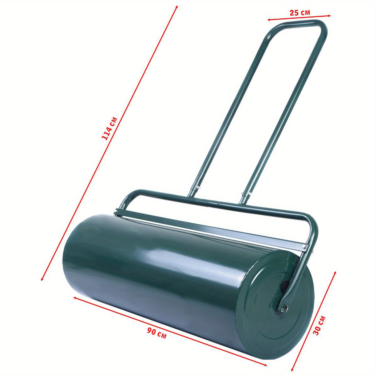 63l Lawn Roller 90cm Hand Roller Garden Roller With Heavy Duty Drum ...
