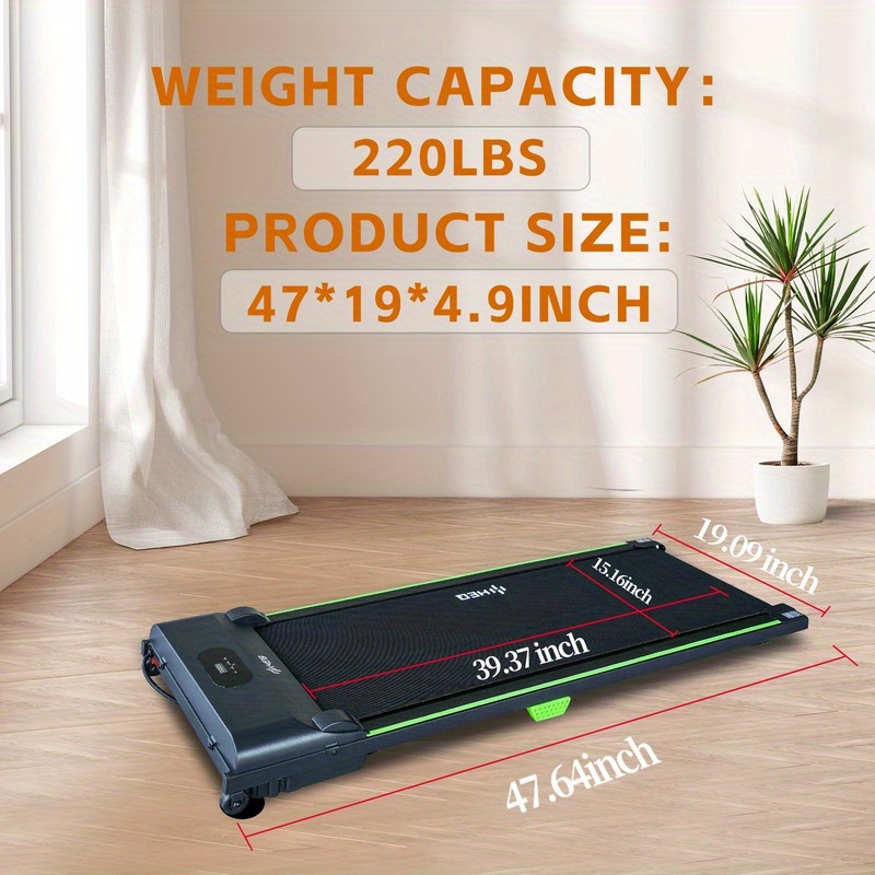 Premium Ultra quiet Walking Pad Treadmill Heavy Duty Frame - Temu