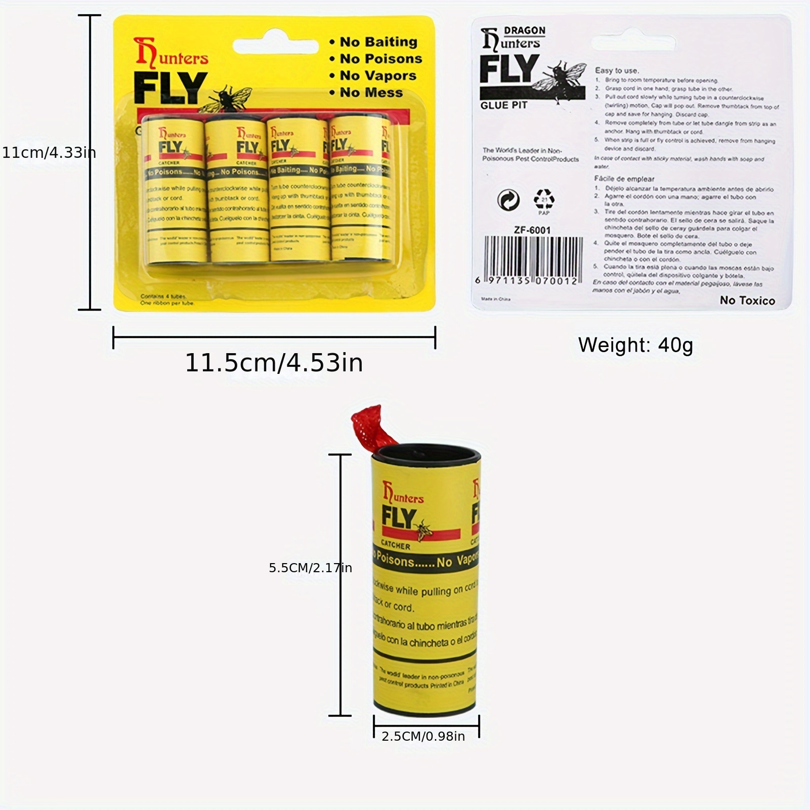 Fly Catcher Strips Sticky Insect Bug Trap No - Temu