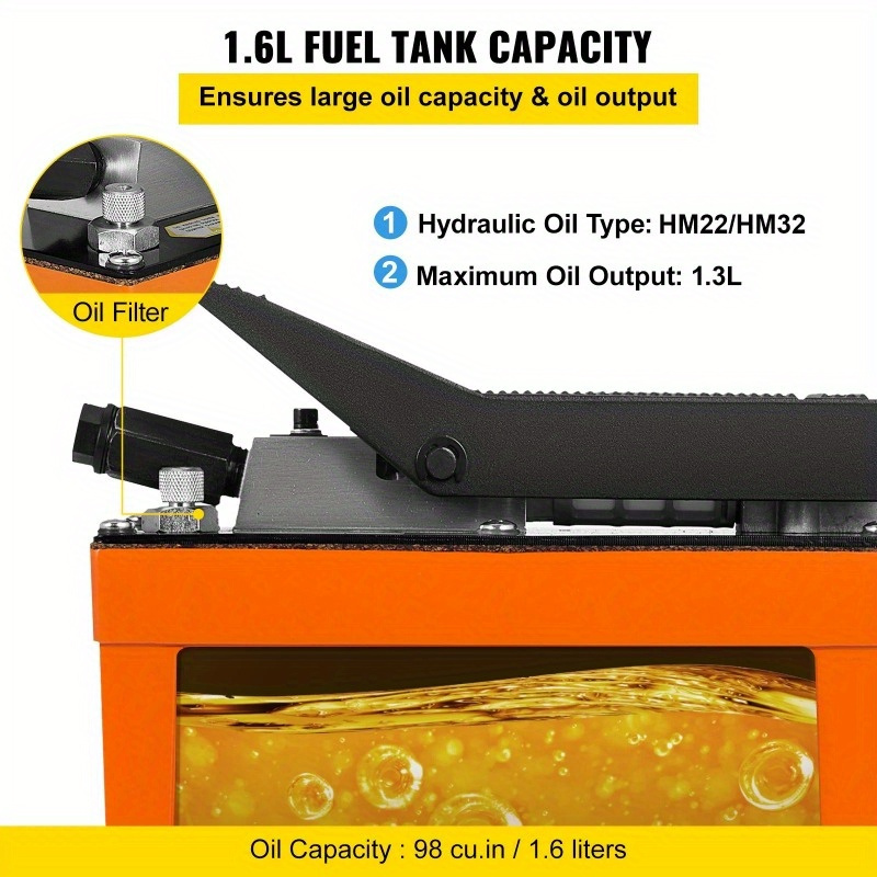 Air Hydraulic Pump 10000 Psi Air Hydraulic Pump 1/2 Gal - Temu