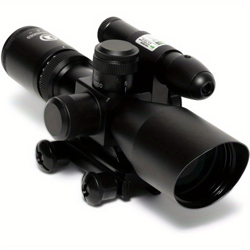2.5 10x40 Scope Green/ Red Dot Mil Dot - Temu