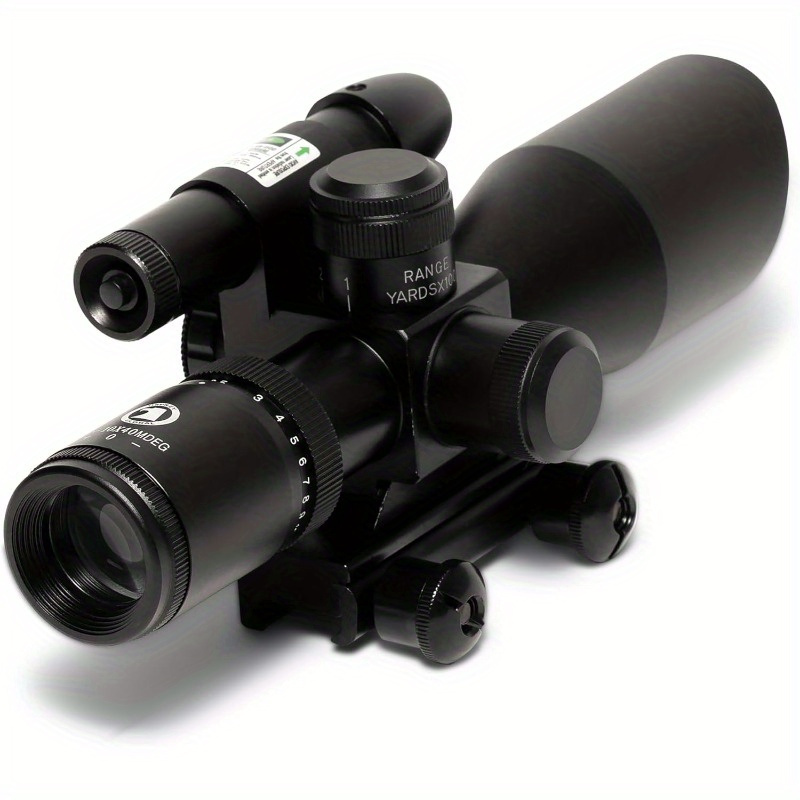 2.5 10x40 Scope Green/ Red Dot Mil Dot - Temu