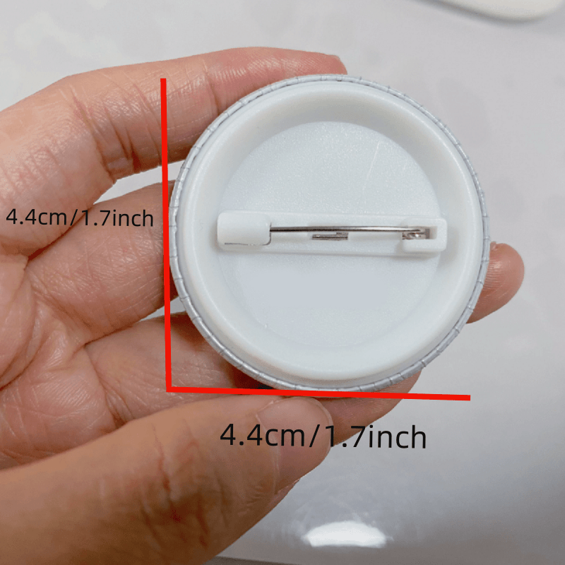 Diy Craft Buttons Snap in Pin Brooches Plastic Perfect - Temu
