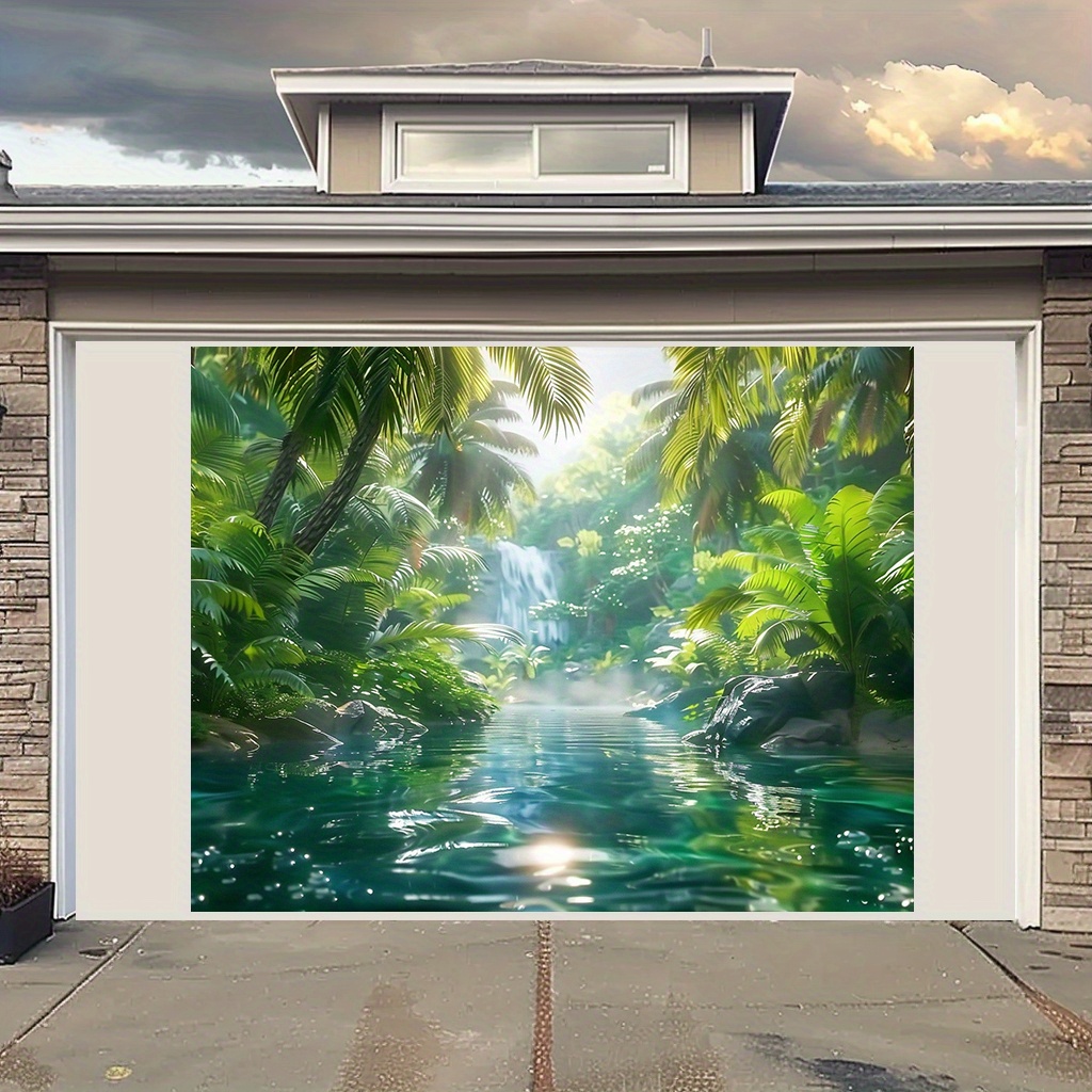 Backdrop: Palm Trees Greenery - Temu