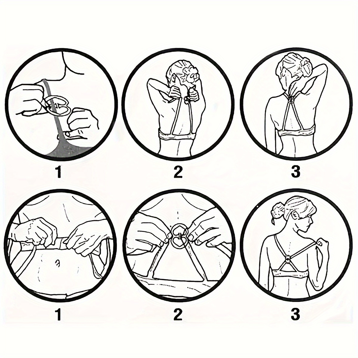 Butterfly Shaped Bra Strap Clips 3 Pack Concealer Racerback Adjusters ...