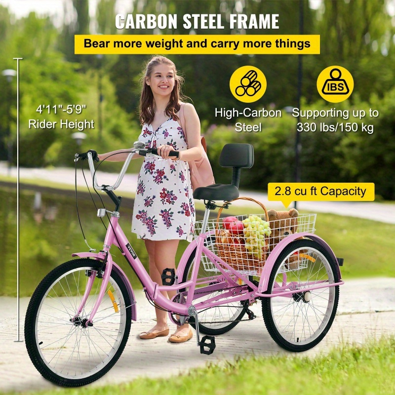 Adult Tricycle Wheels 7 speed Adult 3 wheel Bicycle Adult - Temu