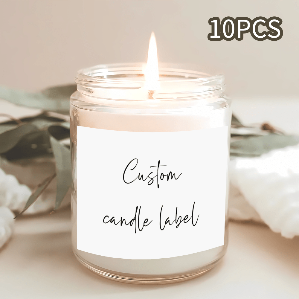 Custom candle labels store