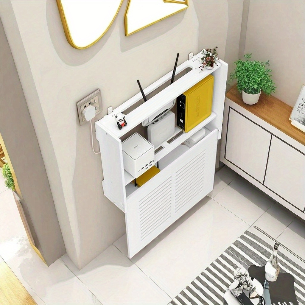 Multi functional Wall mounted Router Organizer: Wifi - Temu